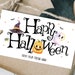 Editable Halloween Favor Tag Spooky Ghost Witch Boo Gift Tags Trick or ...