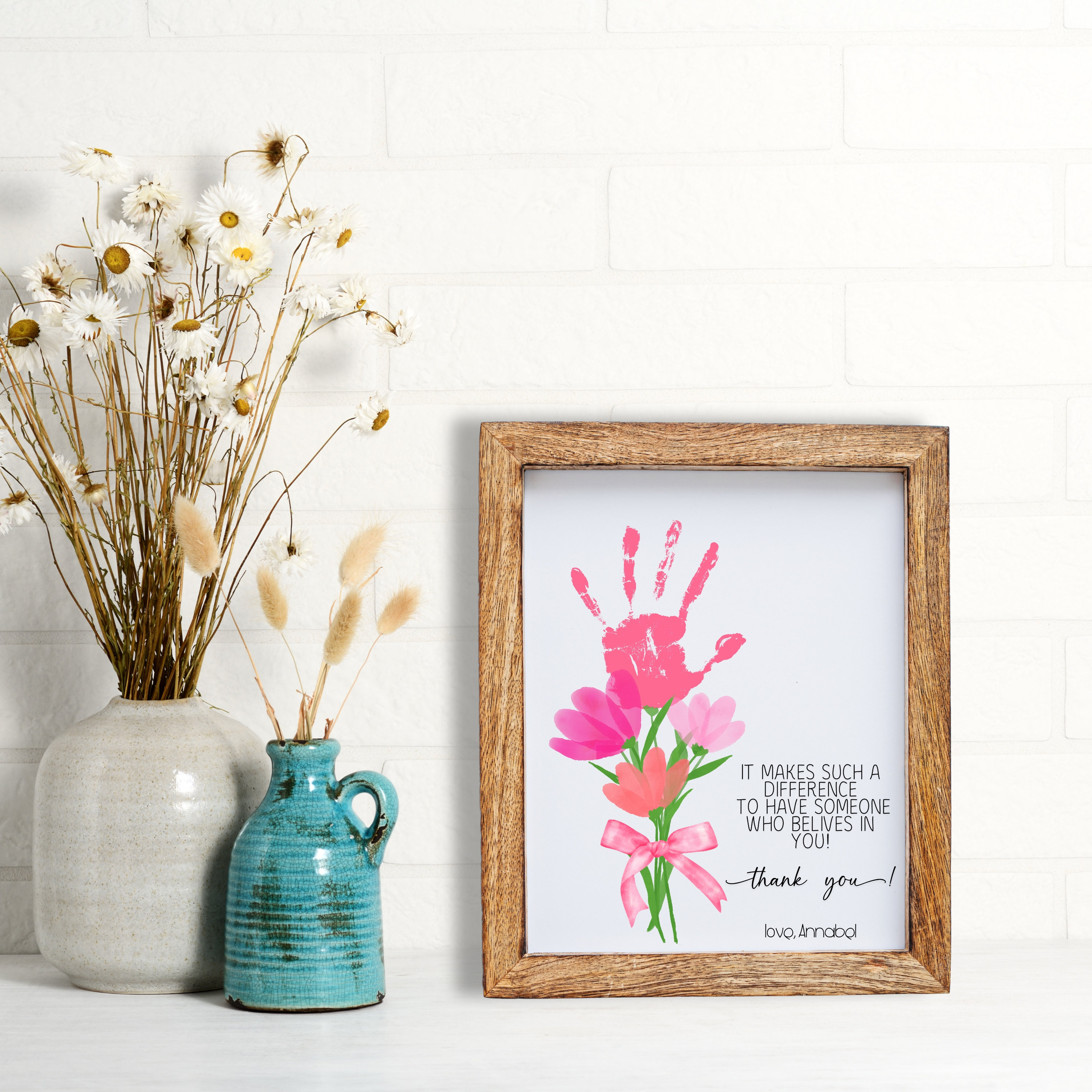 Custom Teacher Appreciation Gift, Editable Printable Teacher Gift End ...