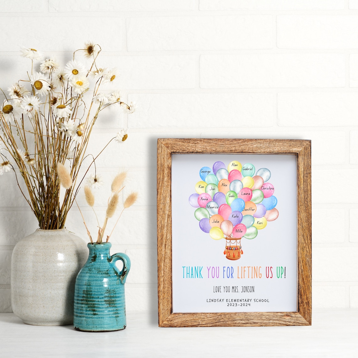 Teacher Appreciation Gift, Editable Printable Teacher Gift End of ...