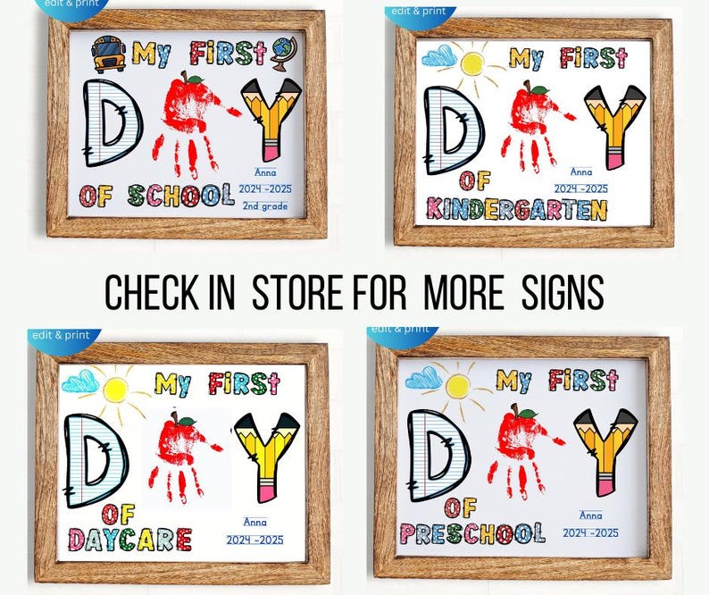 Printable Here's to A Bright School Year Favor Tag, First Day of School ...