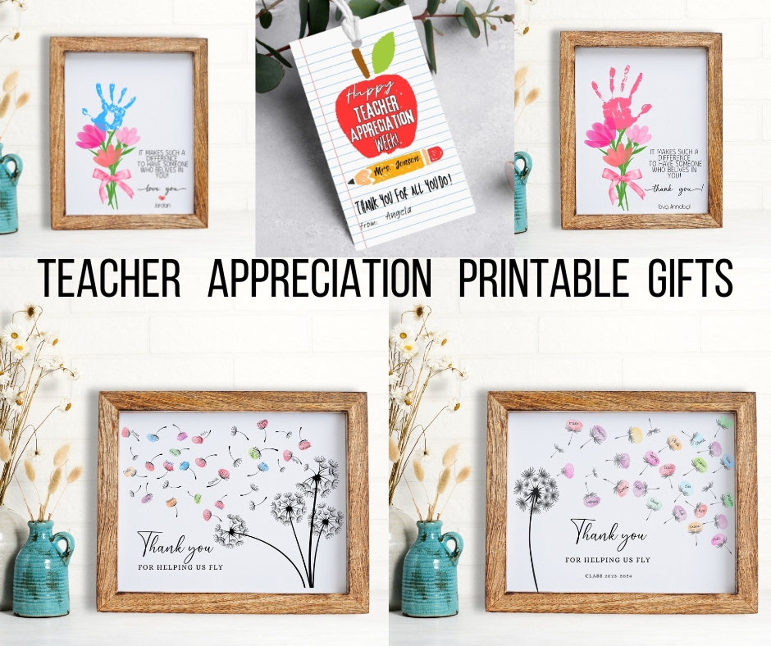 Teacher Appreciation Gift, Editable Printable Teacher Gift End of ...