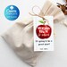 Back to School Apple Gift Tag Printable Template, Editable 1st First ...