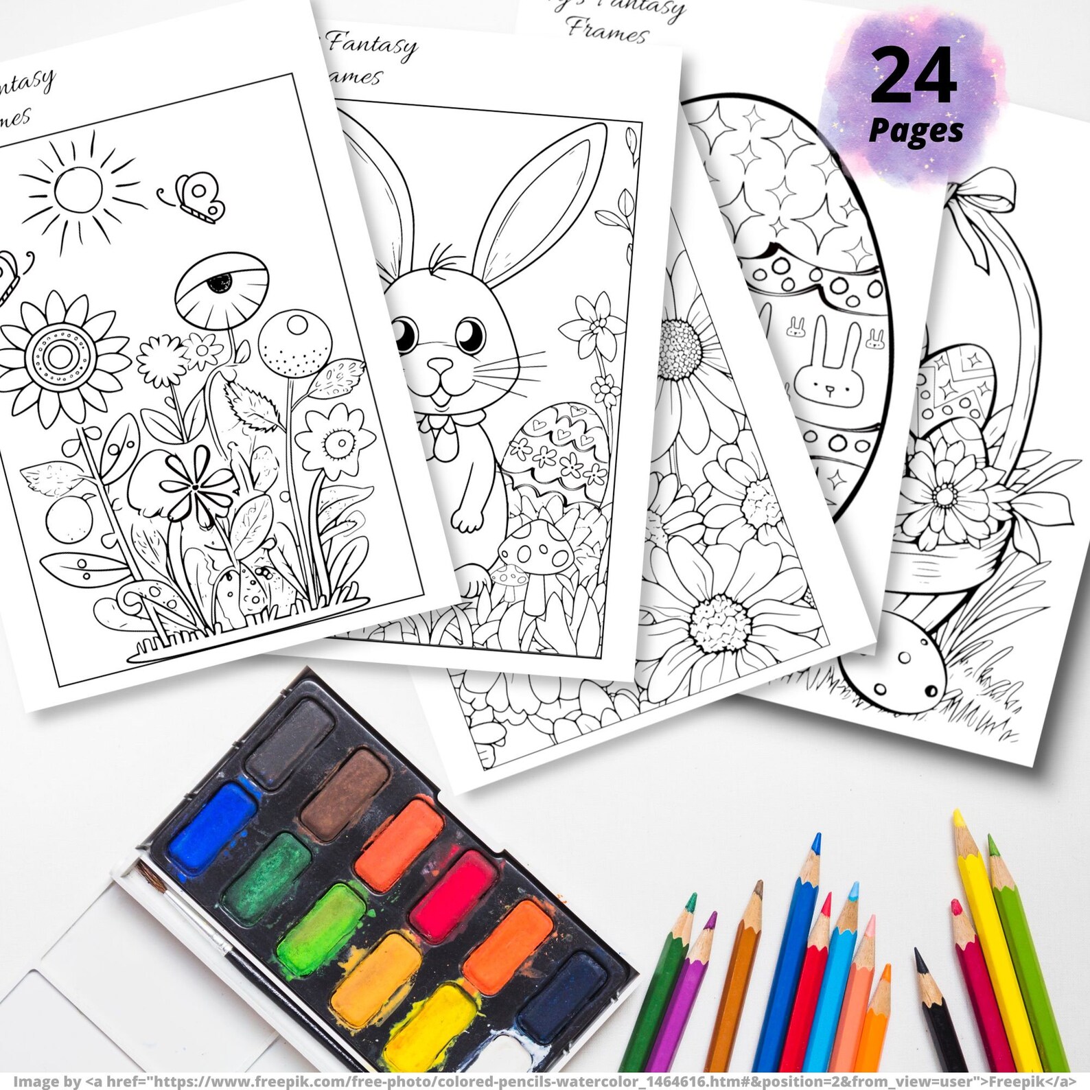 Easter Printable Coloring Pages for Kids Coloring Sheets Easter ...