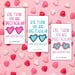 Eye Think You Are Spectacular Valentine Sunglasses Printable Favor Gift ...