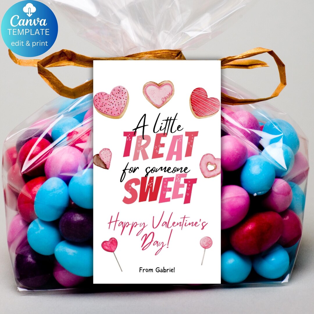 Printable Special Treat for Someone Sweet Valentines Day Tag Kids ...