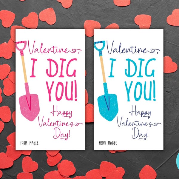 I Dig You Valentine - Etsy