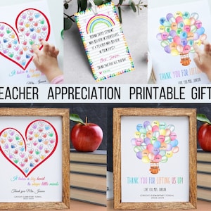 Teacher Appreciation Gift, Editable Printable Teacher Gift End of ...