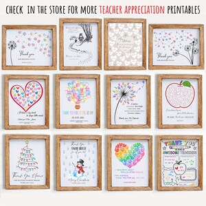 Teacher Appreciation Custom Gift, Editable Printable Teacher Gift End ...
