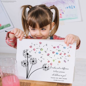 Teacher Appreciation Gift Editable Printable End of School Keepsake for ...