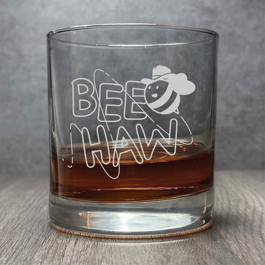 BEE HAW Life of a Country Bee Engraved Funny 11 Oz Cocktail - Etsy