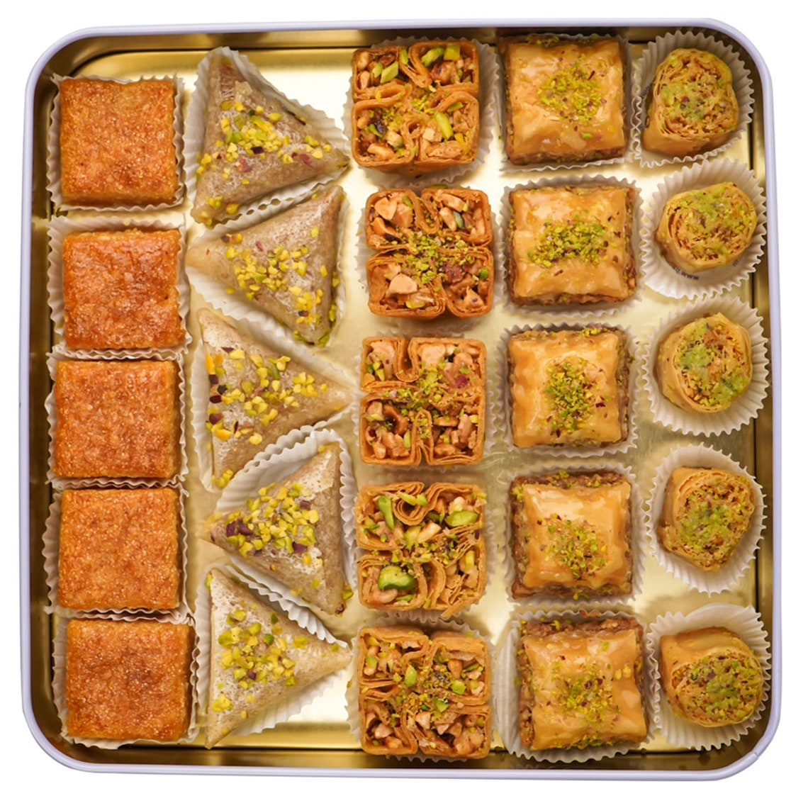 Masmoudi Luxury Baklava Delights Gift Box Assortment Turkish Middle ...