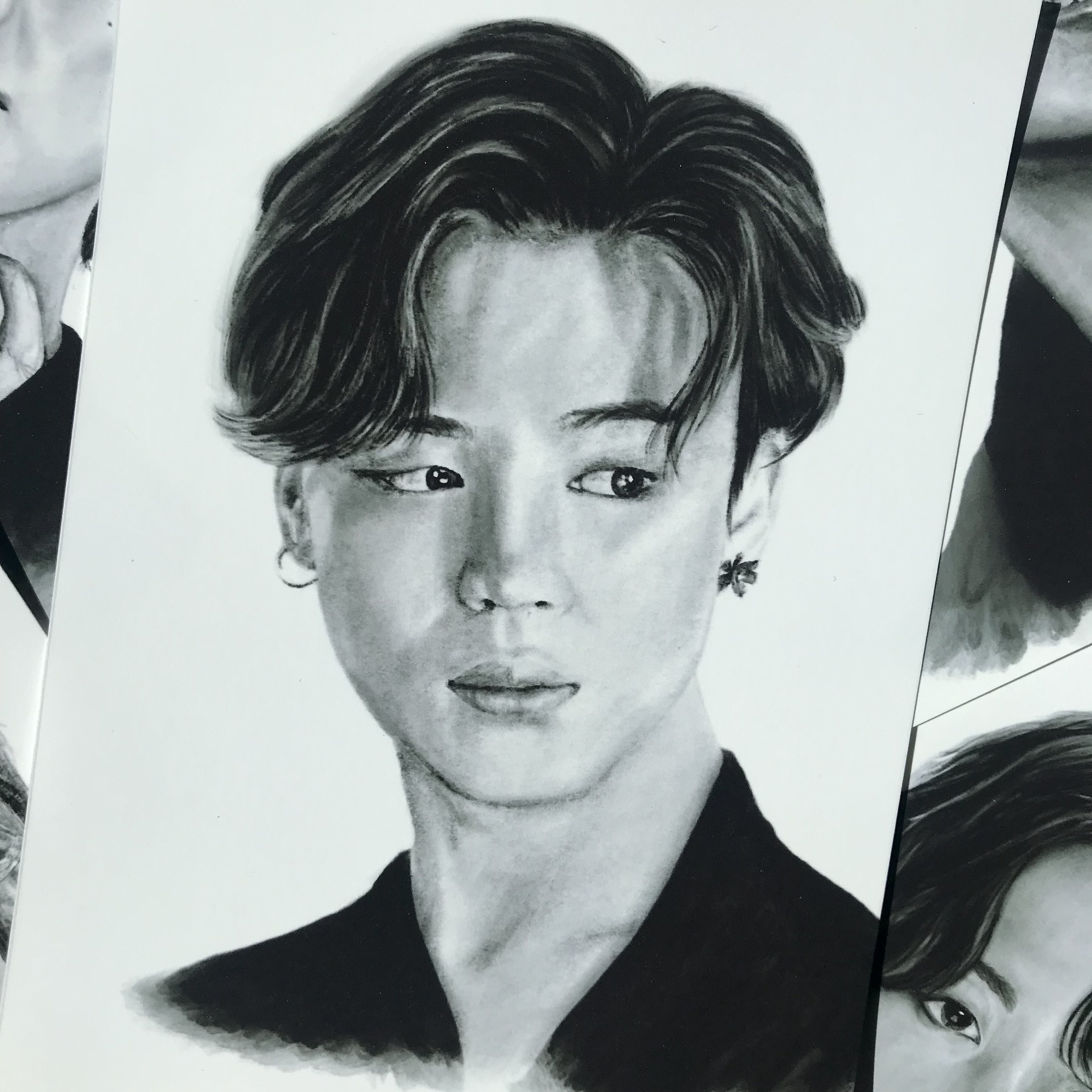 BTS Jimin JM Art Print / Poster Fan Art A6 A5 K-pop - Etsy