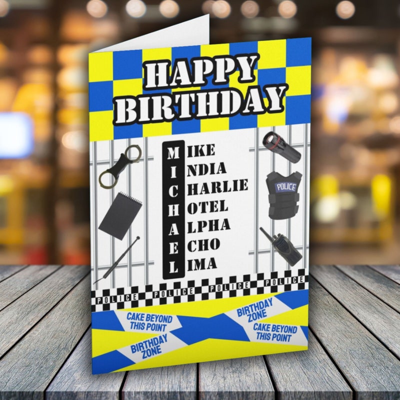Police Birthday - Etsy