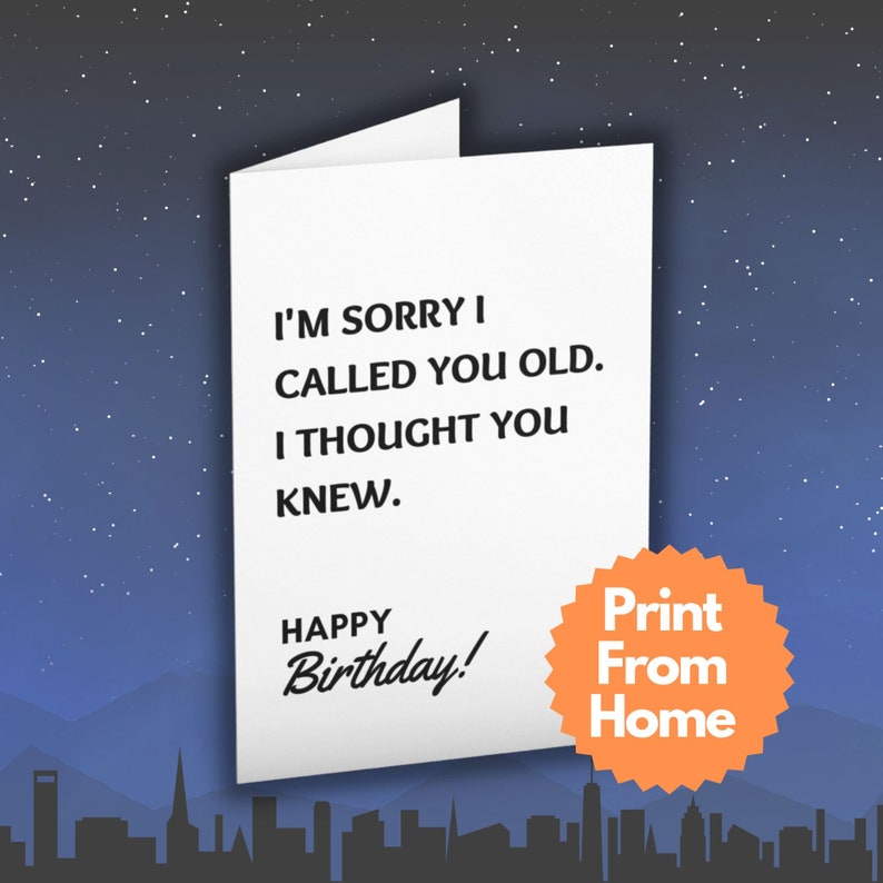 Printable Cheeky Birthday Card, Digital Birthday Cards, Rude Happy ...