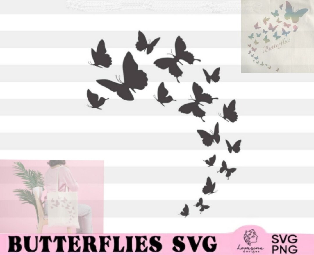 Butterfly SVG Butterfly SVG File Butterfly Cluster SVG - Etsy