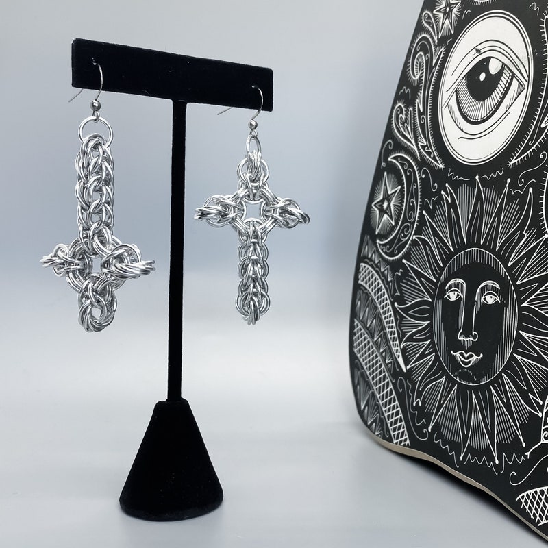 Chainmail Cross - Etsy