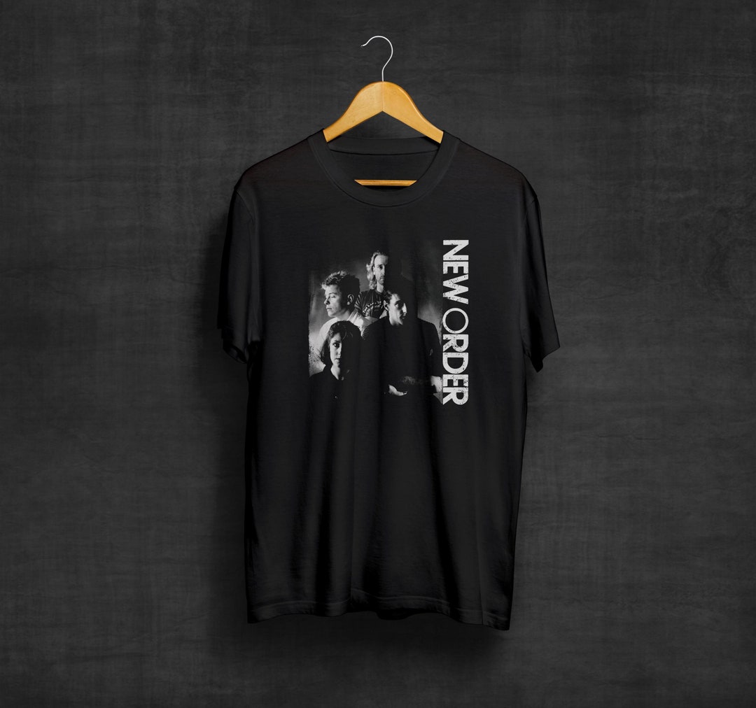 New Order Band Black T-shirt | Band Shirts | Synthpop | New Wave | Post ...
