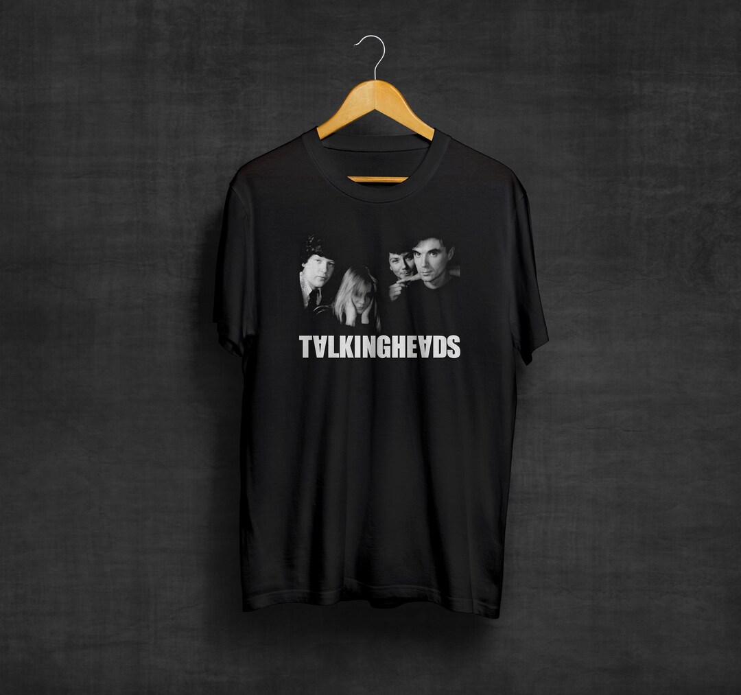 Talking Heads Black T-shirt | Band Shirts | Rock | New Wave | Post Punk ...