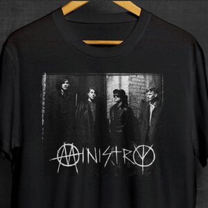 Ministry Black T-shirt | Band Shirts | Synthpop | Industrial - Etsy