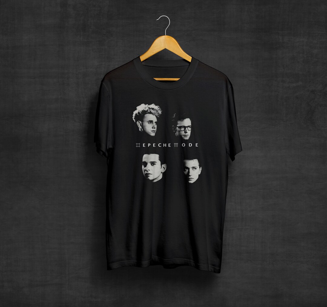 80s DM Members Black T-shirt | Band Shirts | Synthpop | Depeche Mode - Etsy