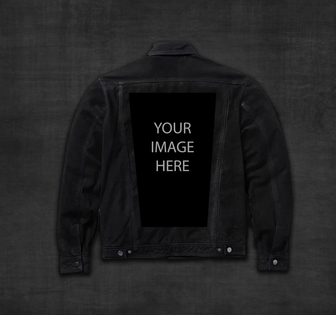 Custom Band Canvas Back Patch | Back Patch | Back Patches | Goth ...