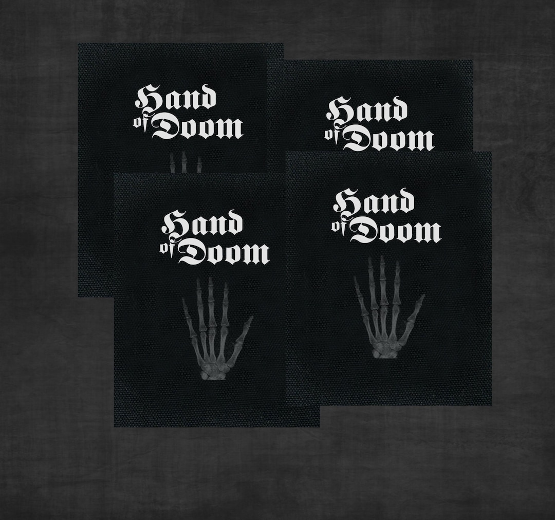 Custom Small Band Canvas Patch | Patches | Custom Patches | Goth ...