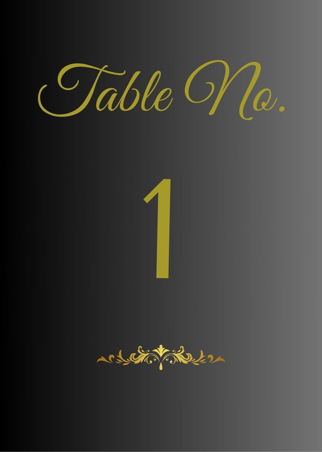 Pritable Table Numbers, Minimalistic Table Numbers, Table Number ...
