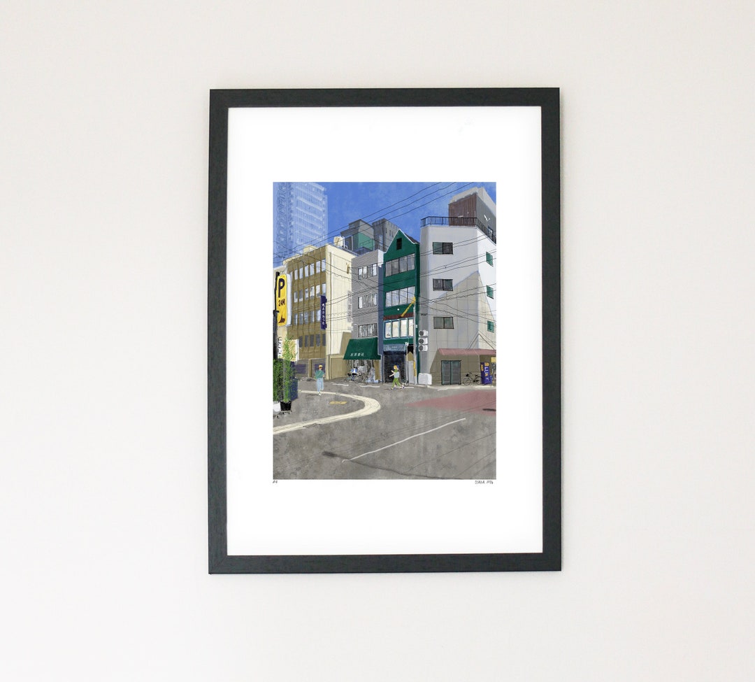 Osaka, Japan - A4 / A3 Print - Etsy