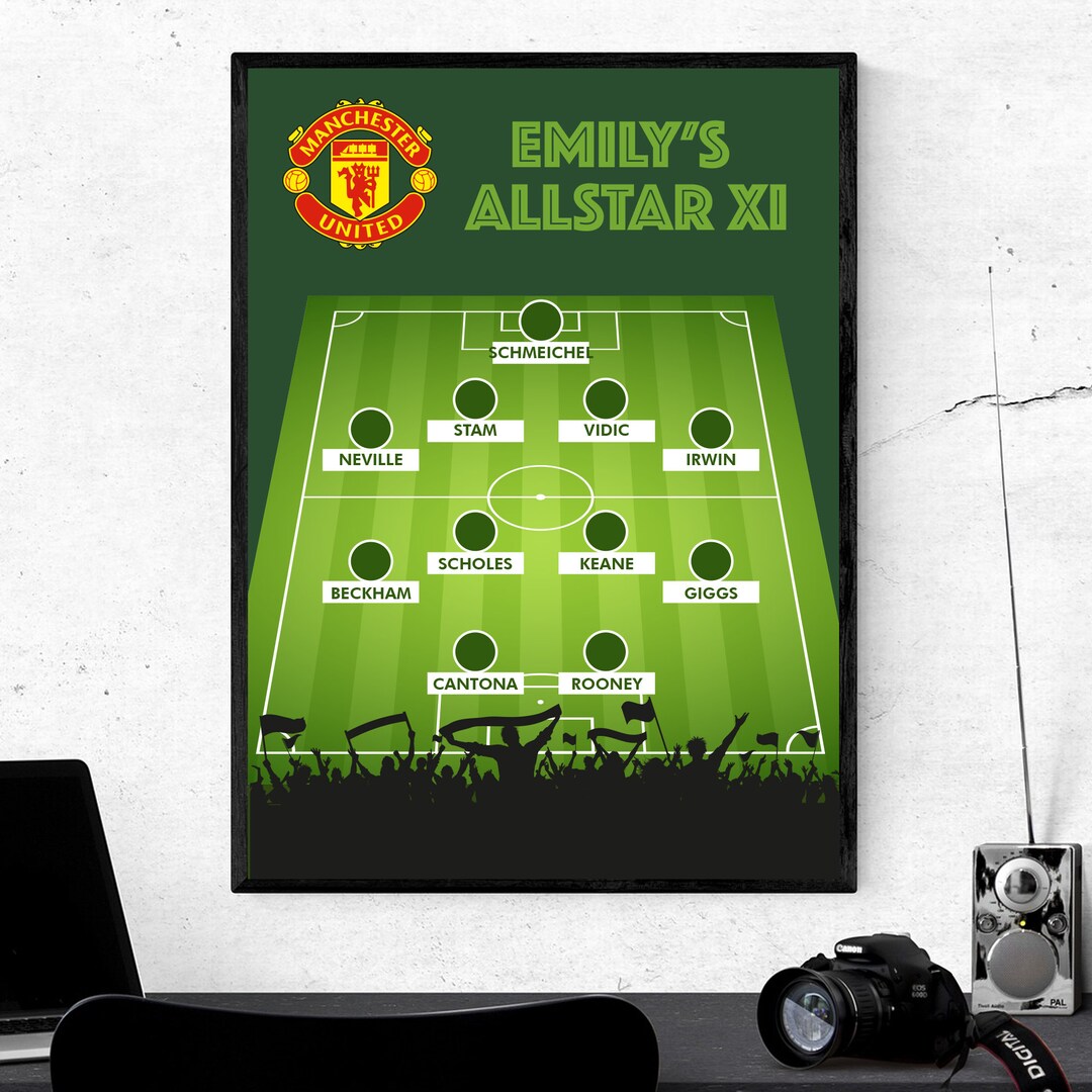 Create Your Own Dream Team Allstar Xi Football Team Poster - Custom ...