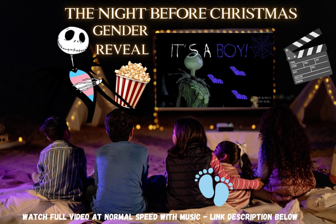 Gender Reveal Video Announcement, Gender Reveal Movie, Boy or Girl ...