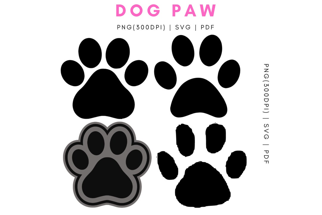 Dog Paw SVG, Animal Paw SVG, Dog Foot Print, Svg, Png, Cricut ...