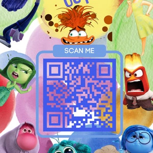 Inside Out 2 Pixar Editable Invitations 2 Digital Printable Invite ...