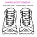 Hiking Boots SVG Hiking Shoes Outdoors Mountains Silhouette Clipart Cut ...