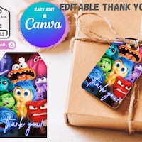 Editable Inside Out Food Cards, Inside Out 2 Food Labels, Inside Out ...