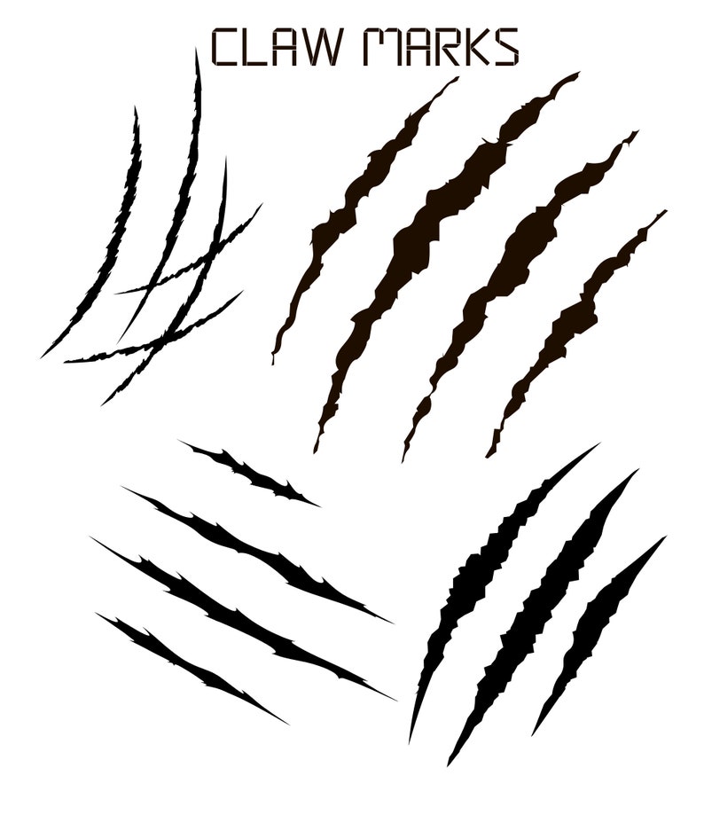 Tiger Claw Marks SVG, PNG, JPG (digital Download) - Etsy