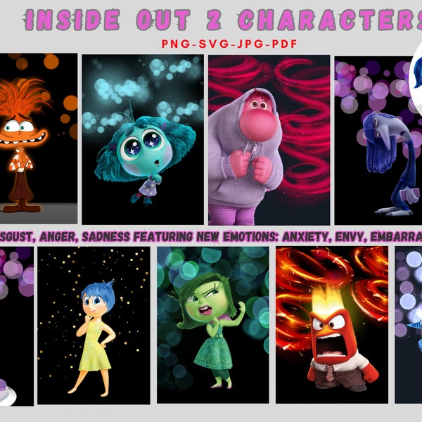 Printable Inside Out Characters - Etsy