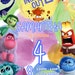 Inside out 2 pixar Canva Tarjeta de cumpleaños digital editable ...