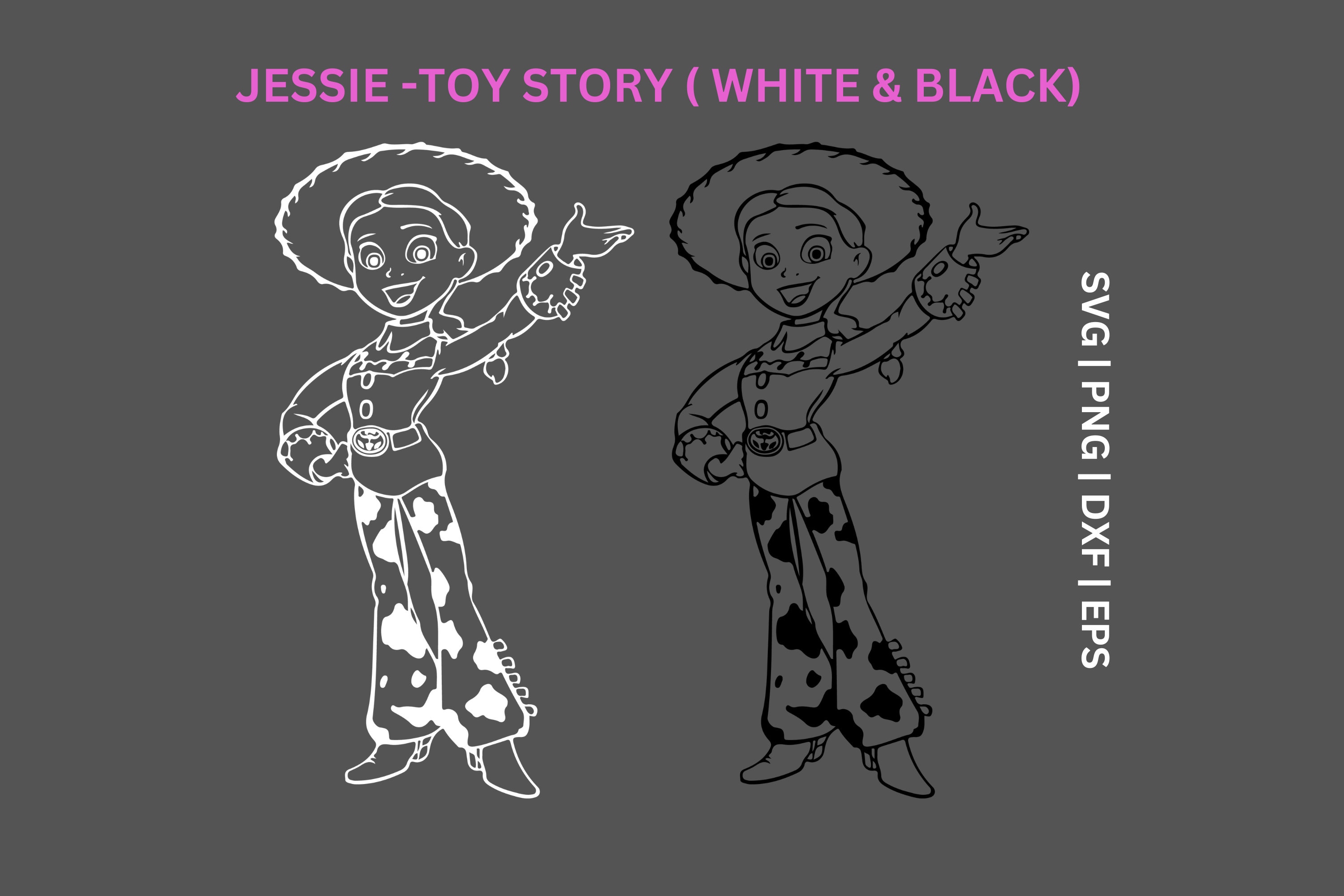 Jessie Svg Clipart, Toy Story Svg Cut Files for Cricut / Silhouette ...