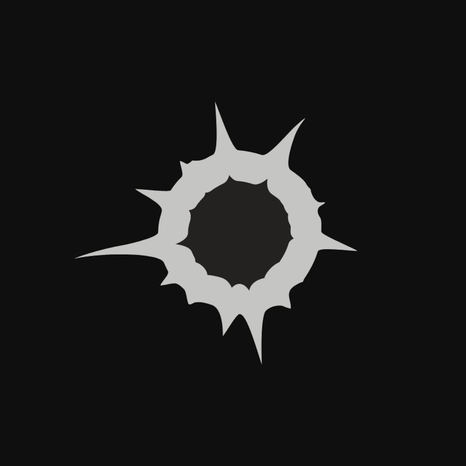 Bullet Hole SVG Bullet Hole Silhouette Bullet Clipart - Etsy