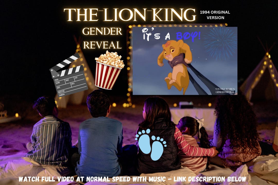 Gender Reveal Video Announcement, Gender Reveal Movie, Boy or Girl ...