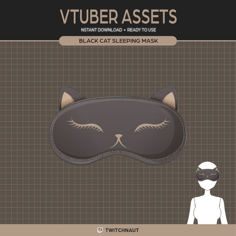 Cat Sleep Mask - Etsy