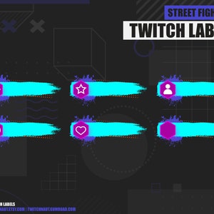 Street Fighter 6 Twitch Overlay Package | Graffiti Animated Twitch ...