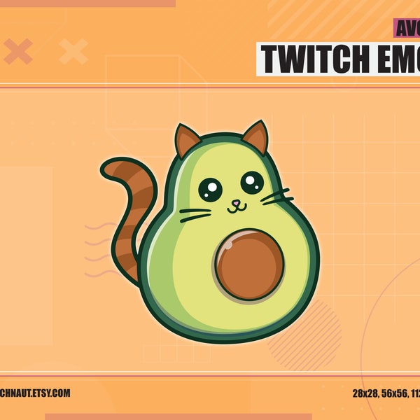 Avocado Twitch Emotes - Etsy
