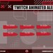 Red Horror Animated Twitch Overlay Package | Bloody Gothic Twitch ...