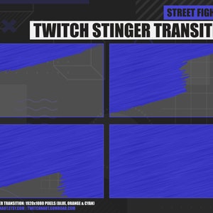 Street Fighter 6 Twitch Overlay Package | Graffiti Animated Twitch ...