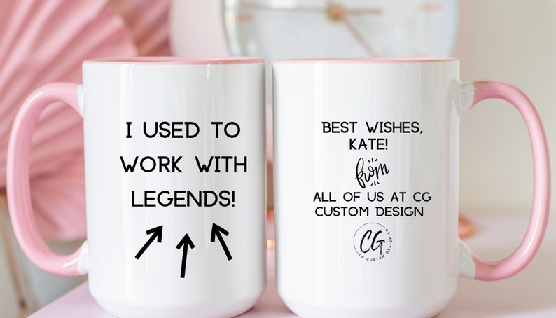 Coworker Leaving Mug Custom Farewell Mug Coworker Goodbye - Etsy