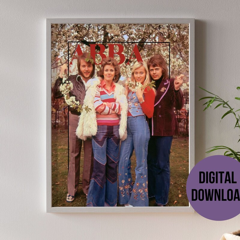 Abba Poster - Etsy