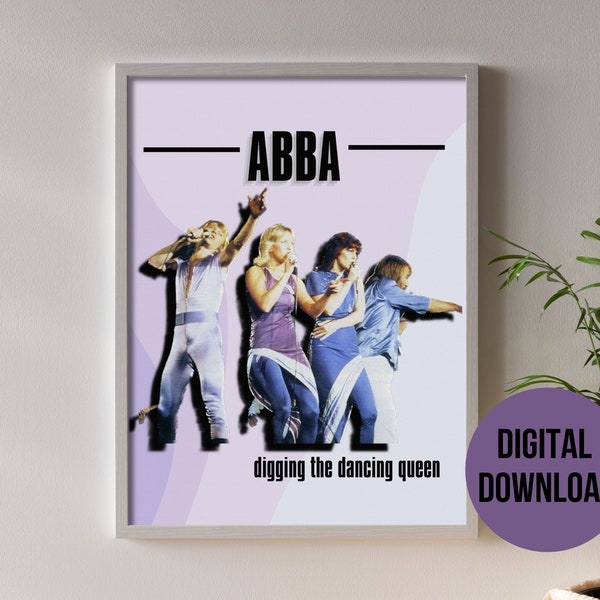 Abba Poster - Etsy