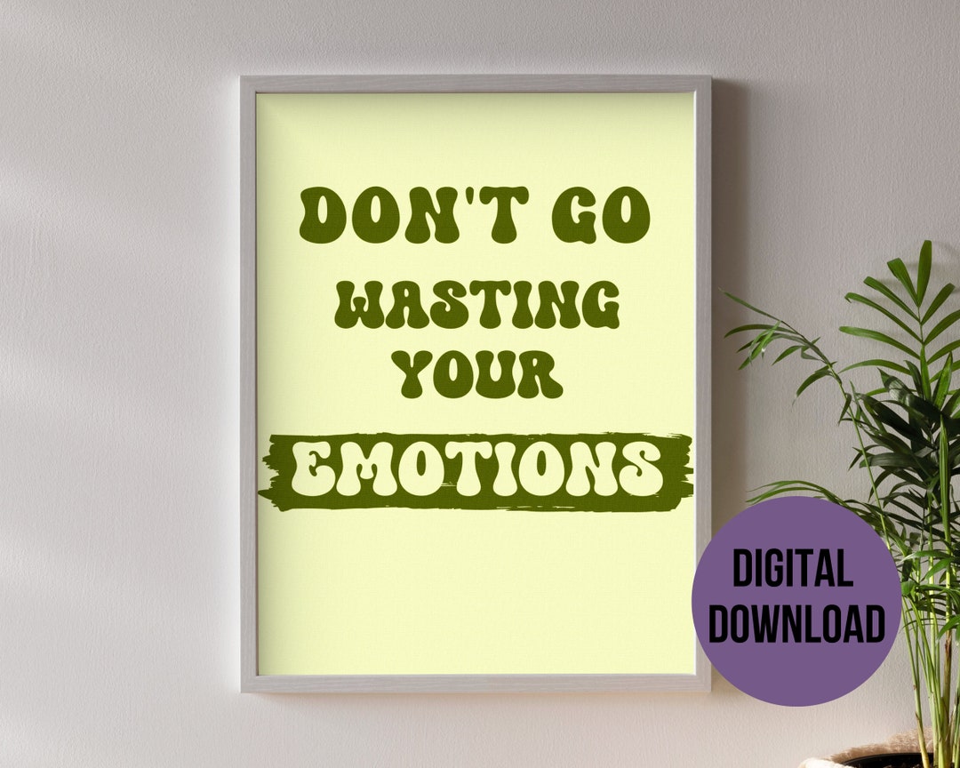Abba Lyrics Wall Art: 70s Inspired Poster (digital Download) - Etsy