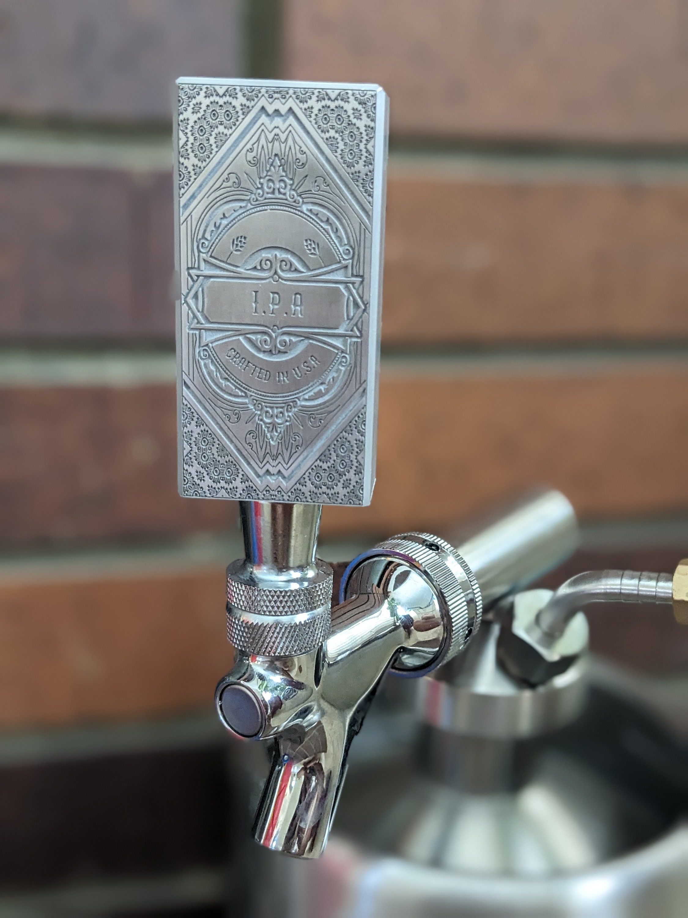 Personalized Aluminum Beer Tap Handle | Custom CNC Milled Kegerator ...